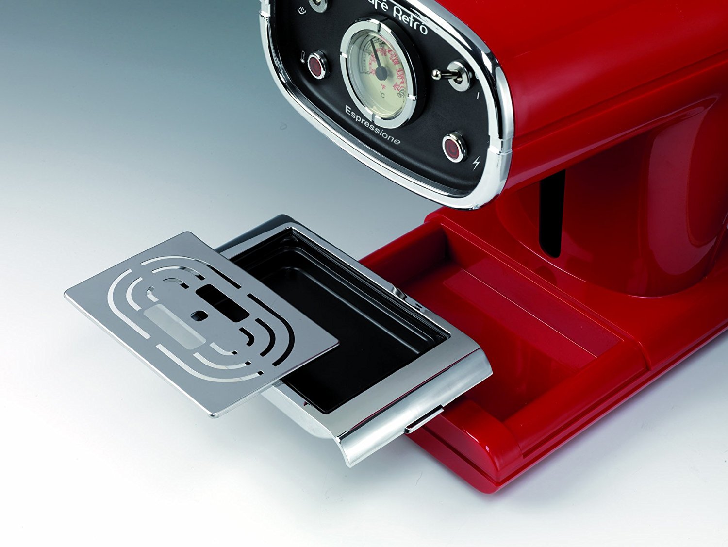 Espressione New Café Retro Espresso Machine, Red – For Sale in Canada